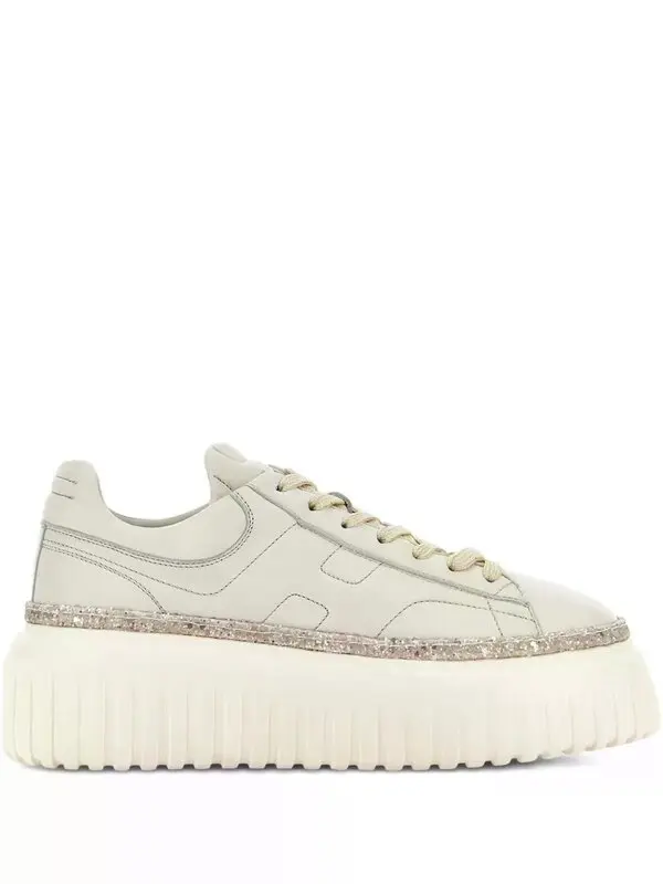 Hogan Glitter-trim Platform Sneakers