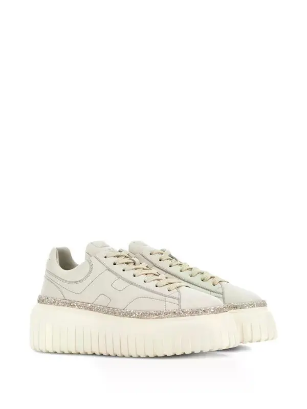 Hogan Glitter-trim Platform Sneakers