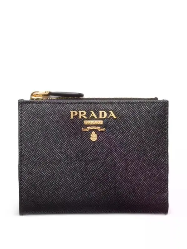 Prada Small Saffiano Leather Wallet - Black