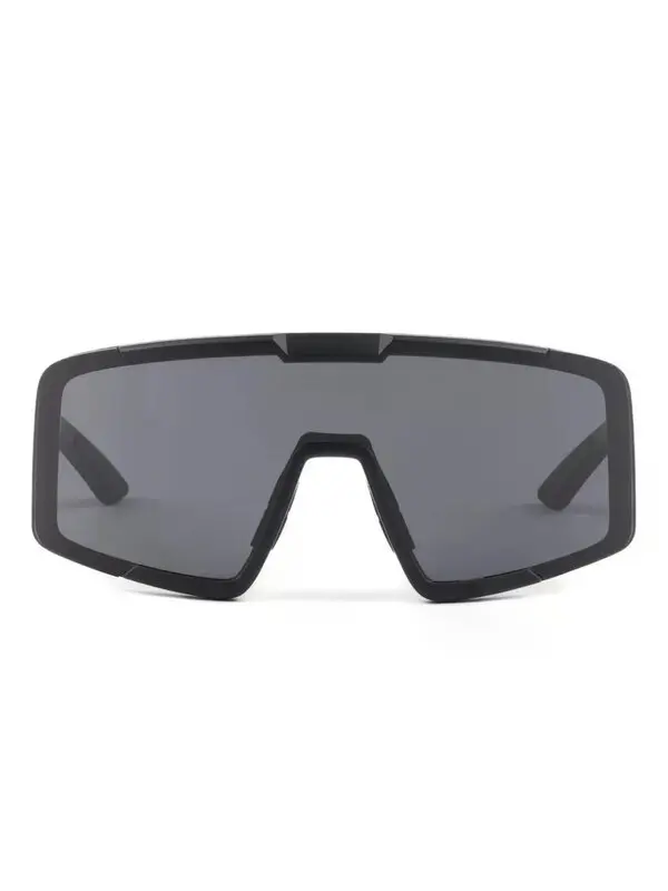 Prada Linea Rossa Rectangle-frame Sunglasses - Black