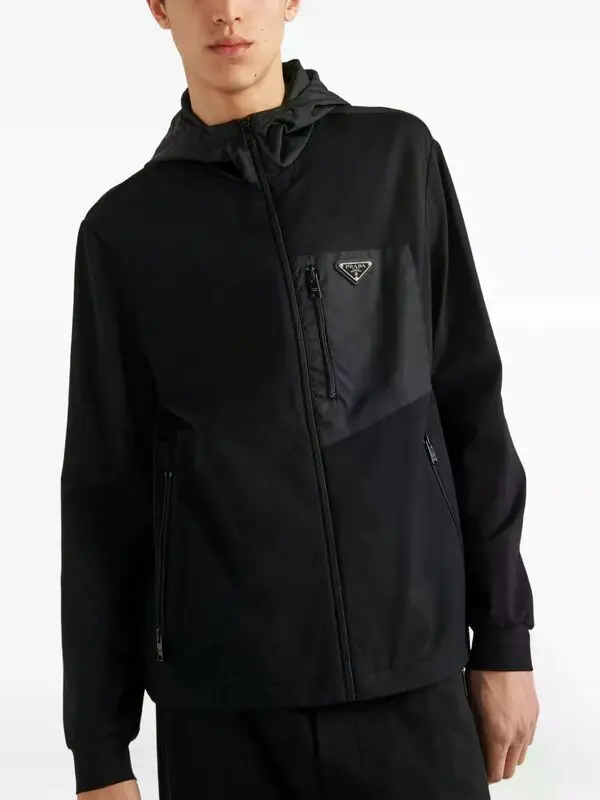 Prada Zip-up Hooded Jacket