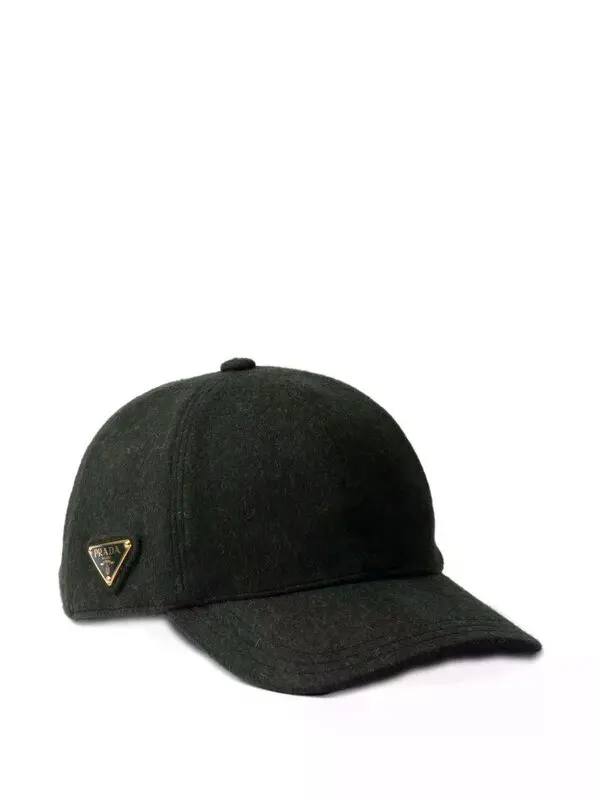 Prada Virgin Wool Cap - Green