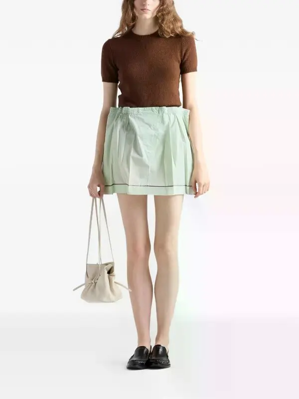 Prada Cotton Mini Skirt
