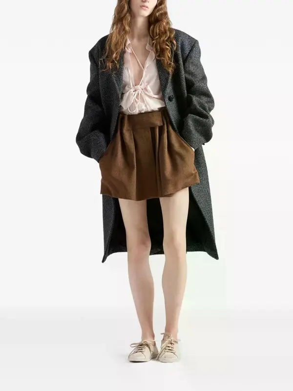 Prada Mini Skirt With Elastic Waistband