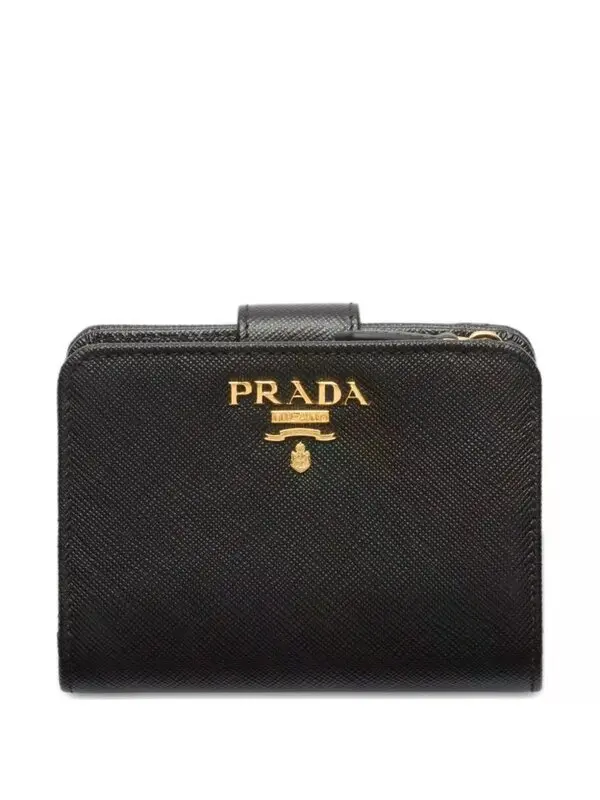 Prada Small Saffiano Leather Wallet - Black
