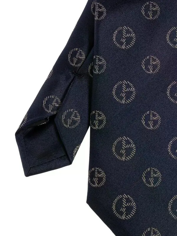 Giorgio Armani Patterned Silk Neck Tie