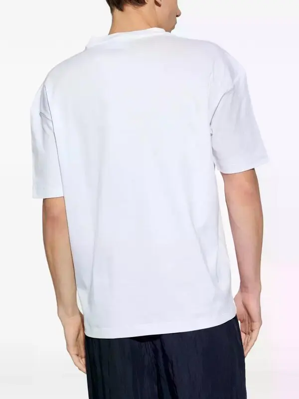 Giorgio Armani Embroidered Crew-neck T-shirt