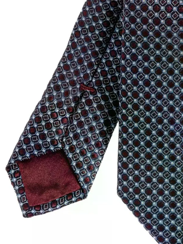 Giorgio Armani Geometric Print Neck Tie