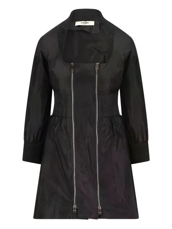 Fendi Mini Zip-up Dress