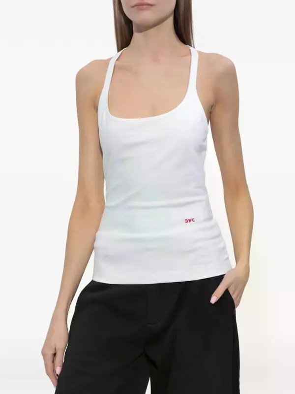 Dsquared2 Embroidered Racerback Tank Top