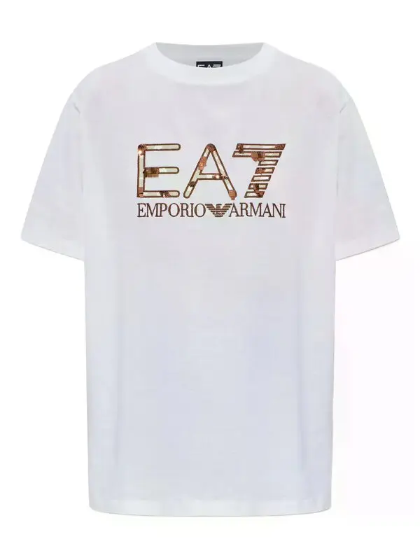 EA7 Logo T-shirt - White