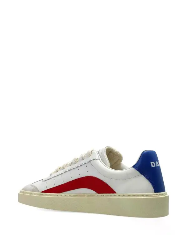 Dsquared2 Leather Sneakers With Logo Detail - White