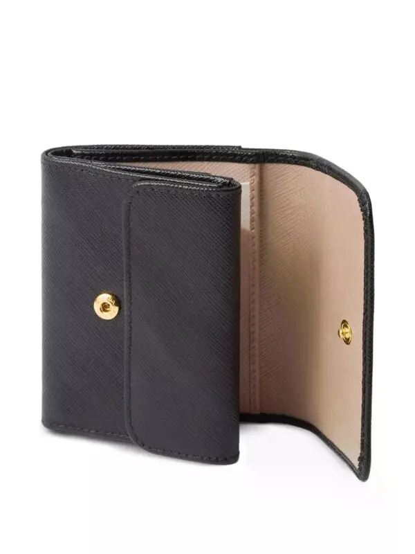 Prada Small Saffiano Leather Wallet - Black