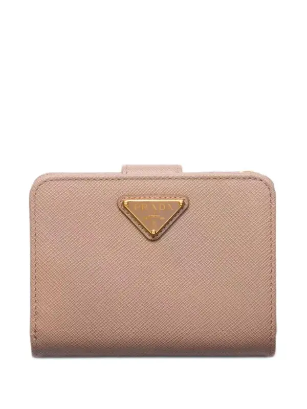 Prada Small Triangle-logo Wallet - Pink