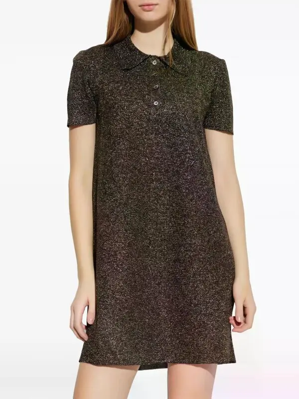 A.p.c. Buttoned Collared Mini Dress
