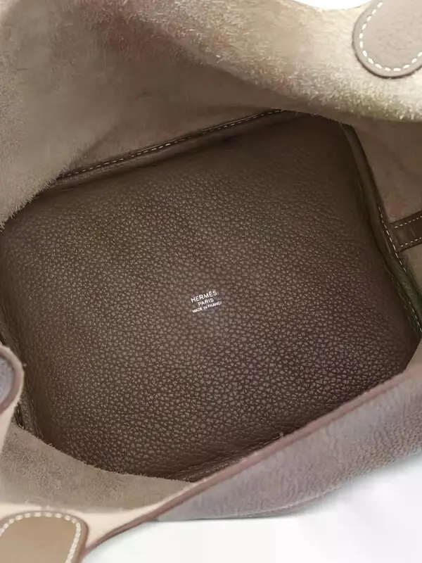 Hermès Picotin Lock Clemence Tote Bag - Neutrals