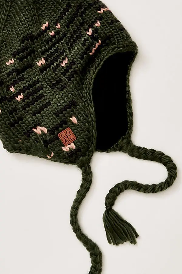 COAL Dori Trapper Hat - Dark Green