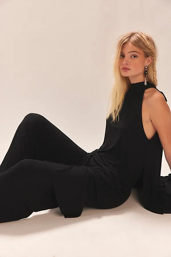 Free People Party Perfect Pant Set - Black