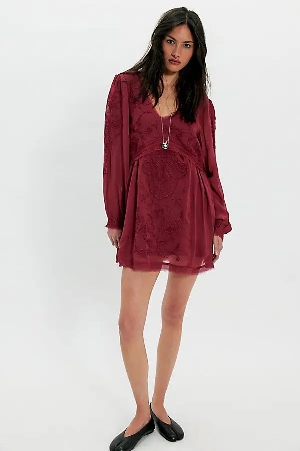 Free People To The Clouds Mini Dress - Cc2