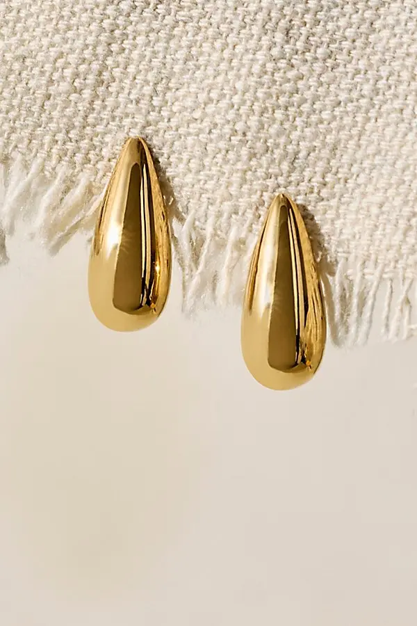PDPAOLA Large Sugar Drop Earrings - Gold