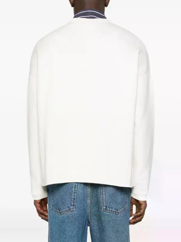 Loewe Anagram-patch Sweatshirt - Neutrals