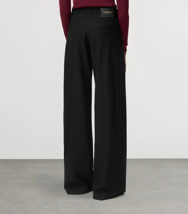 Loewe Wool Belted Trousers