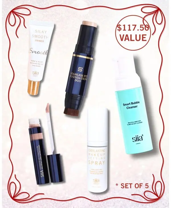 SIIA COSMETICS 5-pc. Perfect Base Collection W301 - Macadamia