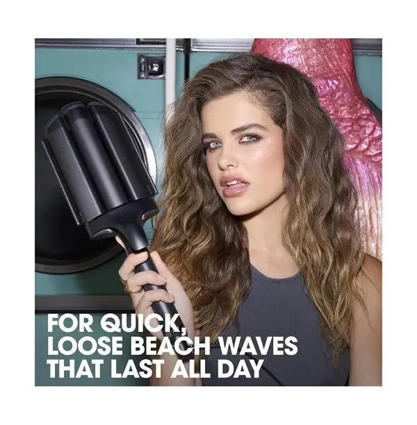 GHD Wave Triple Barrel Hair Waver - Black