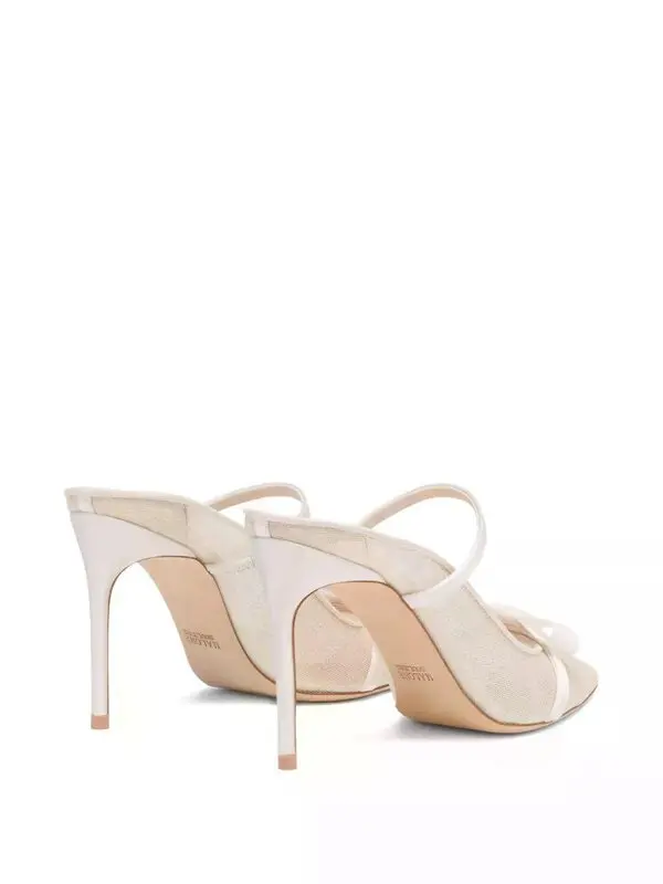 MALONE SOULIERS 90mm Aurora Heeled Mules - Neutrals