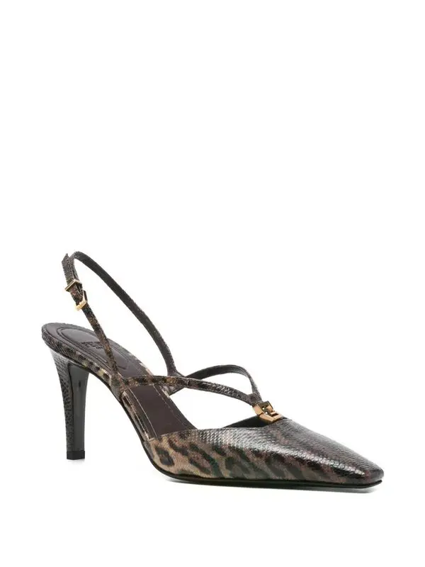 Fendi 80mm Ffold Pumps