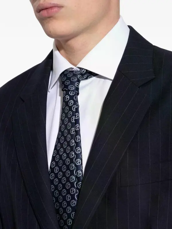 Giorgio Armani Silk Neck Tie - Blue