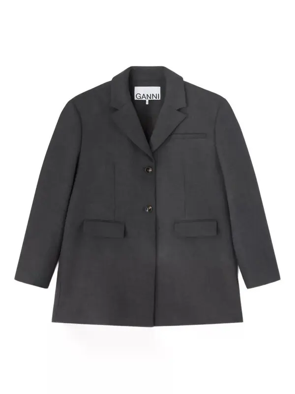 GANNI Button-fastening Blazer