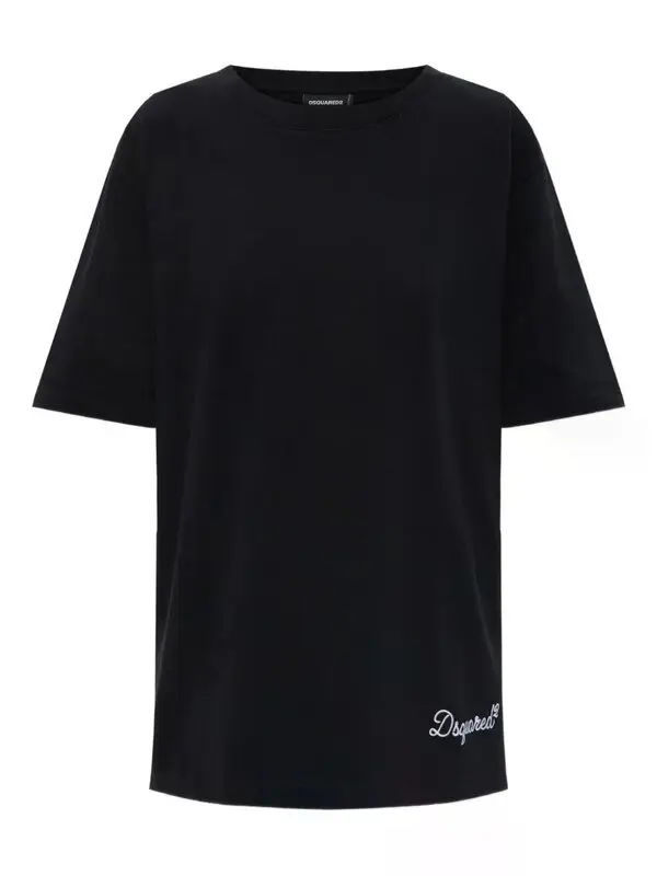 Dsquared2 Short-sleeve T-shirt With Embroidery - Black