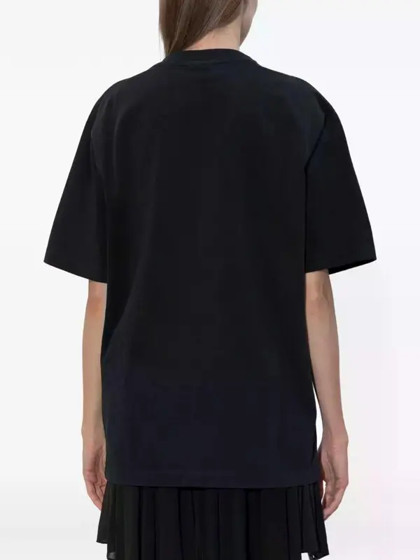Dsquared2 Short-sleeve T-shirt With Embroidery - Black
