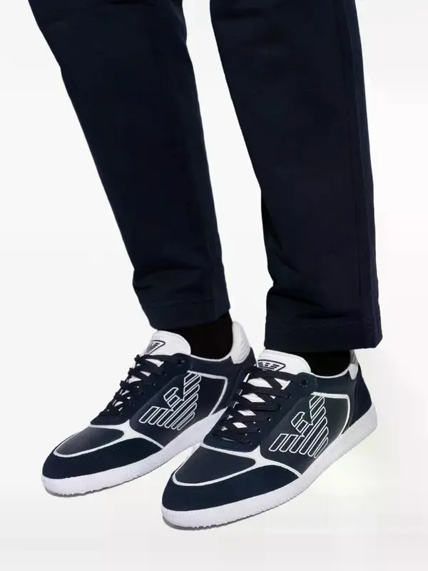 EA7 Logo Lace-up Sneakers