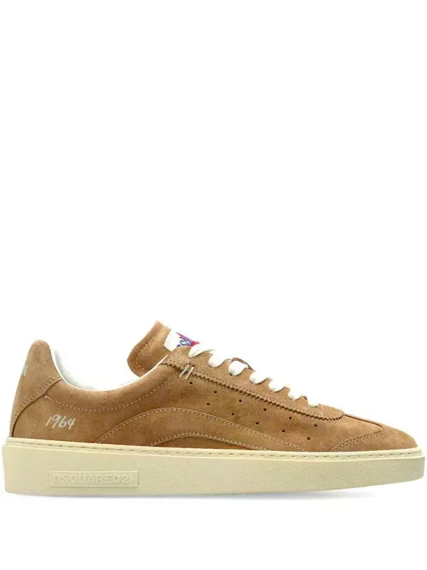 Dsquared2 Perforated Suede Sneakers - Brown
