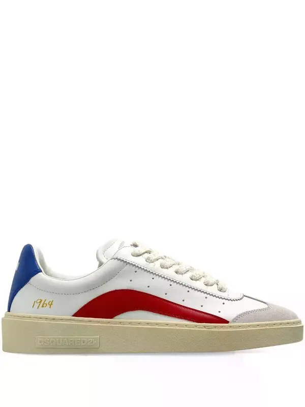 Dsquared2 Logo-detail Leather Sneakers