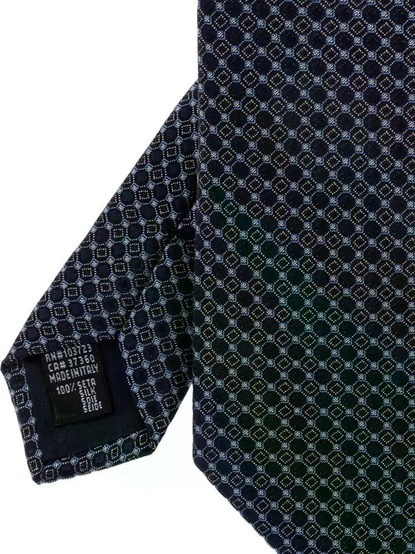 Giorgio Armani Geometric Print Tie