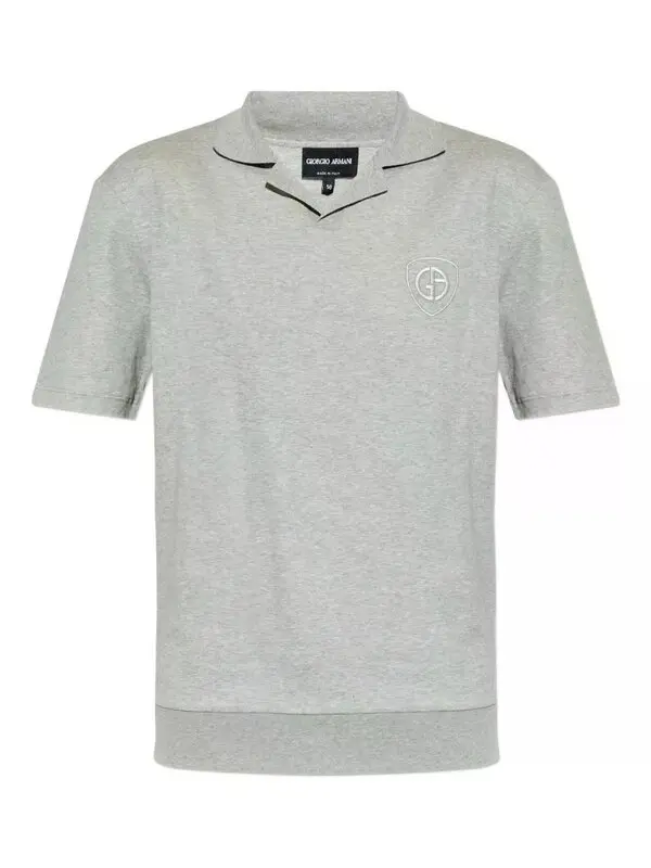 Giorgio Armani Logo-detail T-shirt - Grey