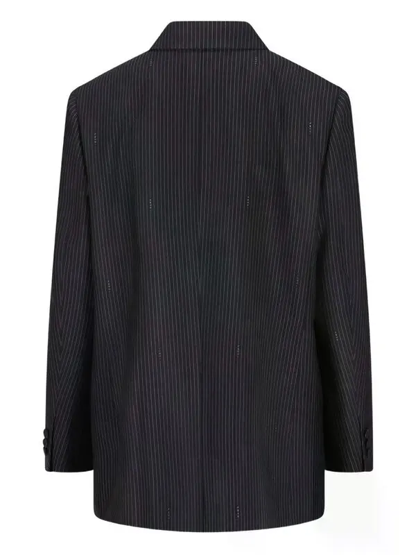 Fendi Pinstripe Flap-pocket Blazer
