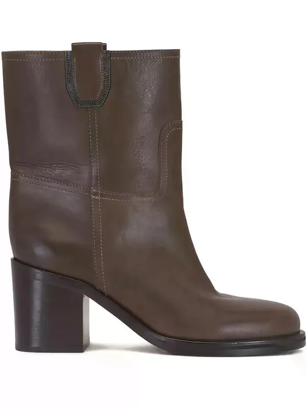 Brunello Cucinelli 60mm City Pull-tab Boots