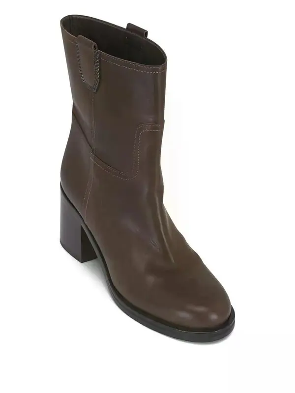 Brunello Cucinelli 60mm City Pull-tab Boots