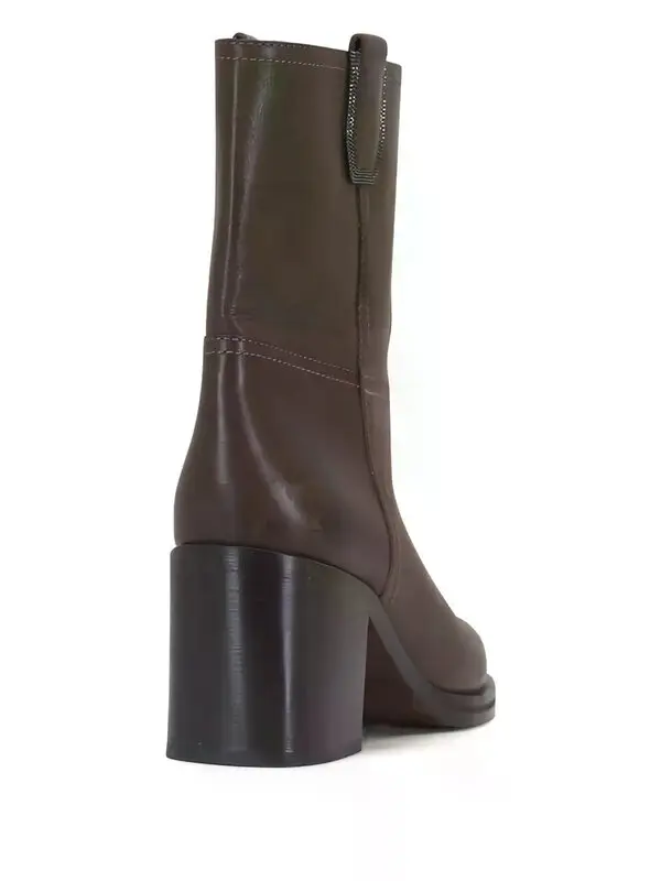Brunello Cucinelli 60mm City Pull-tab Boots