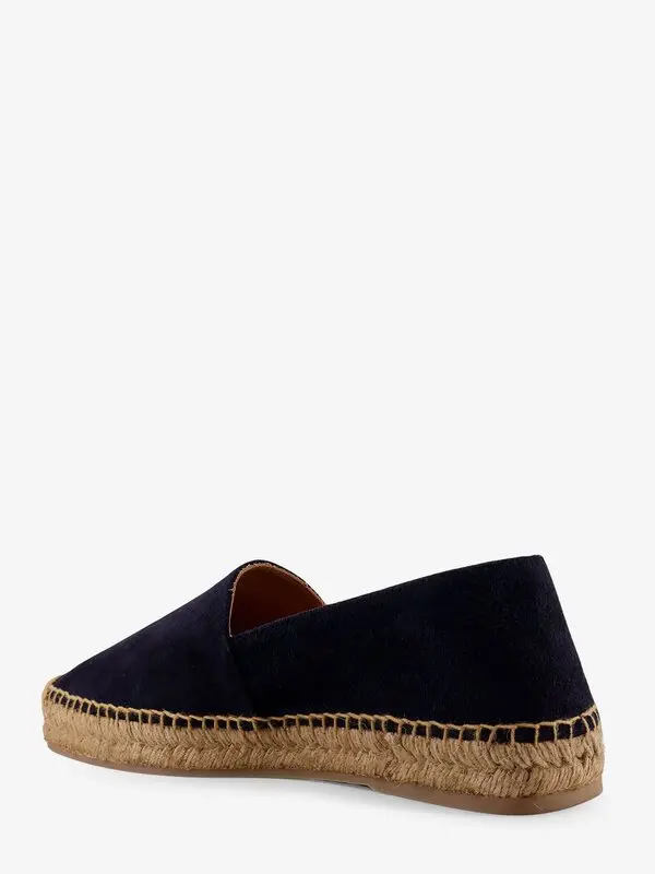 Kiton Suede Espadrilles With Stitching