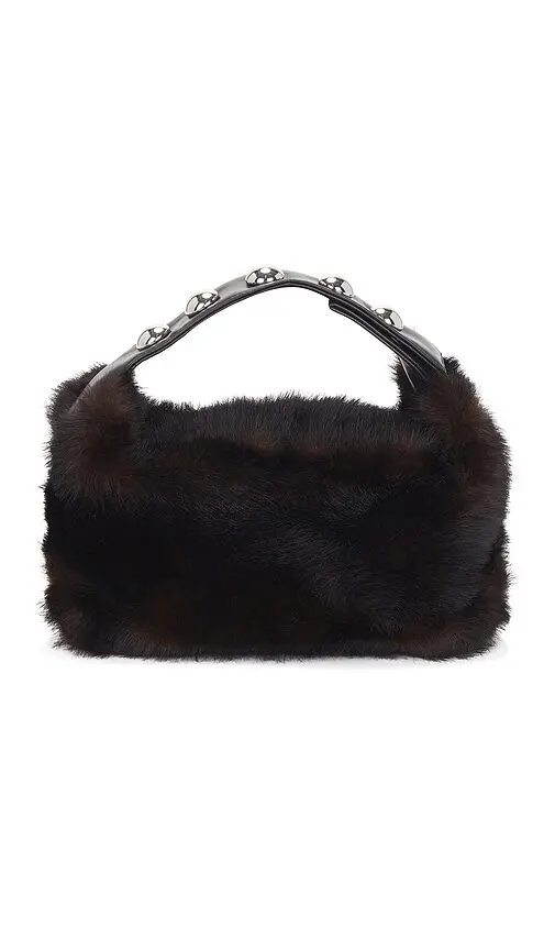 Apparis Marfa Shaved Mink Pochette - Black