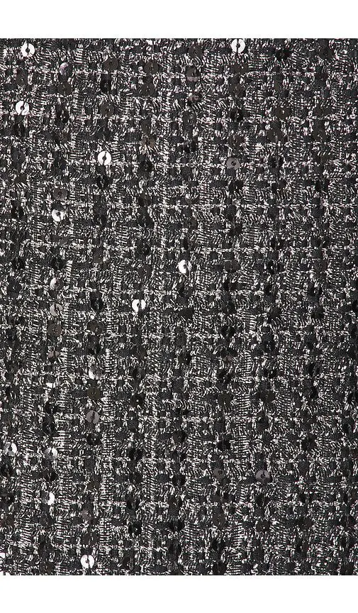 Amanda Uprichard Tweed Bodice Chiffon Dress