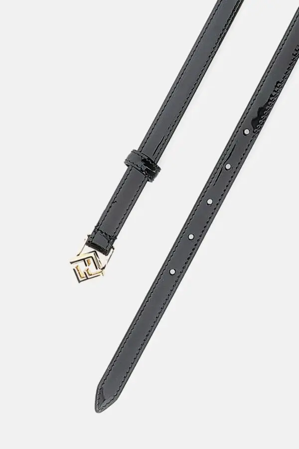 Fendi Leather And Patent Belt