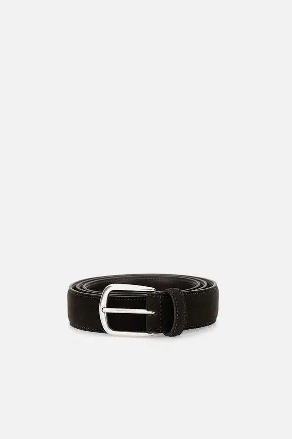 ALBERTO LUTI Leather Belt - Marrone