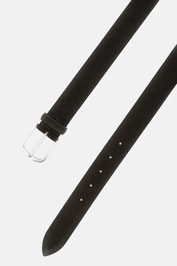 ALBERTO LUTI Leather Belt - Marrone