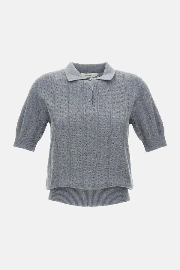 LISA YANG Cristine Virgin Wool Sweater - Grey